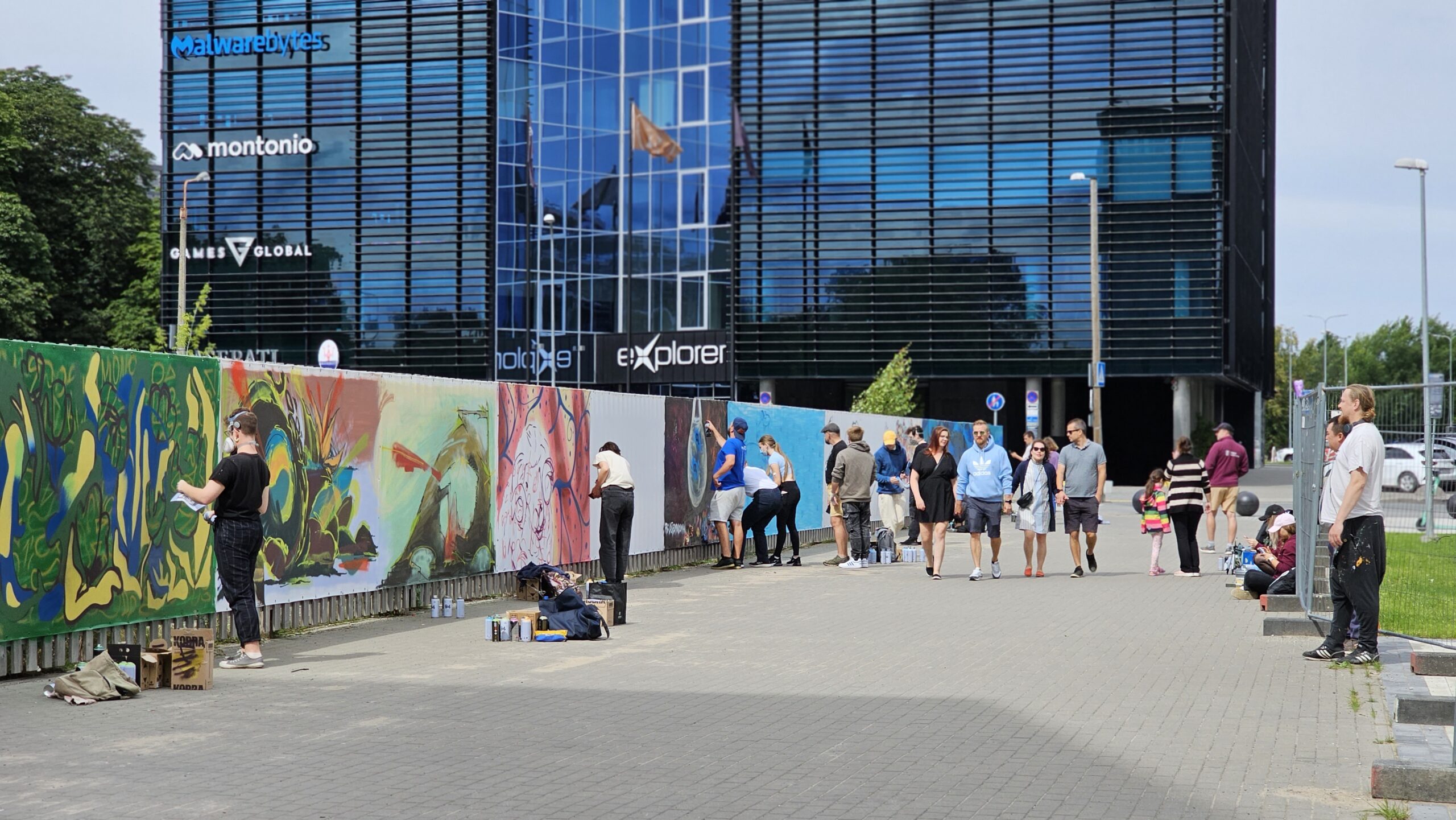 Novotel Living Site in Tallinn Turns into a Vibrant Art Scene with ...